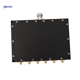 6 Way Power Splitter With 6-Way SMA Female Connectors OUT 1 N Female IN ...