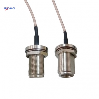 Straight RF Coaxial N Female To N Female Jack Connector With RG316 ...