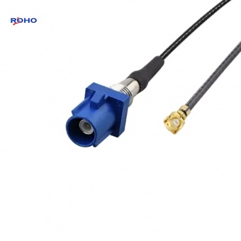 UFL IPEX To Fakra Plug Bulkhead Mount Coaxial Connector Assembly With 1 ...
